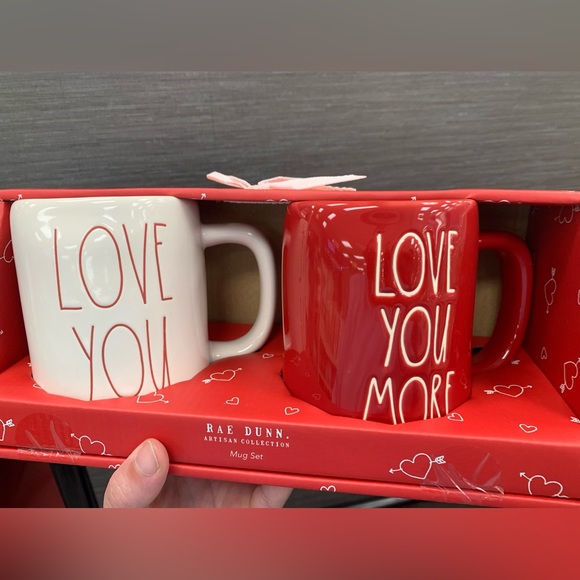 Rae Dunn | Accessories | Rae Dunn Love You Love You More Mug Set | Poshmark